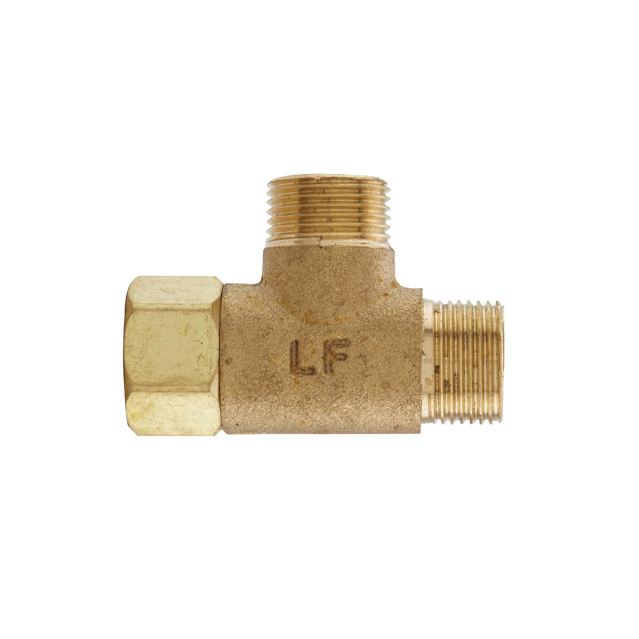 Keeney K2038LF Add-A-Tee Adapter, 3/8x3/8x1/4 in, Brass | First Supply