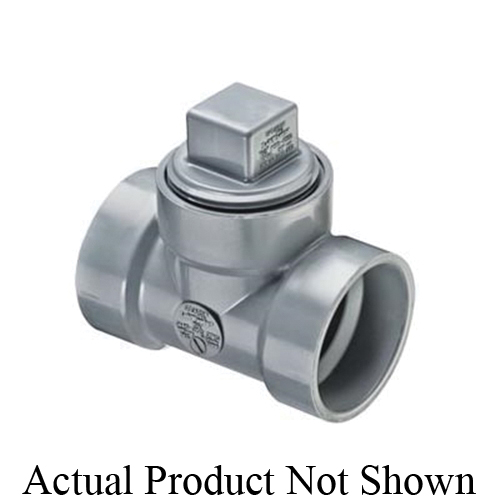Spears® LabWaste® P444x-080C Cleanout Tee w/ Plug, 8 in, Hub, SCH 40 ...