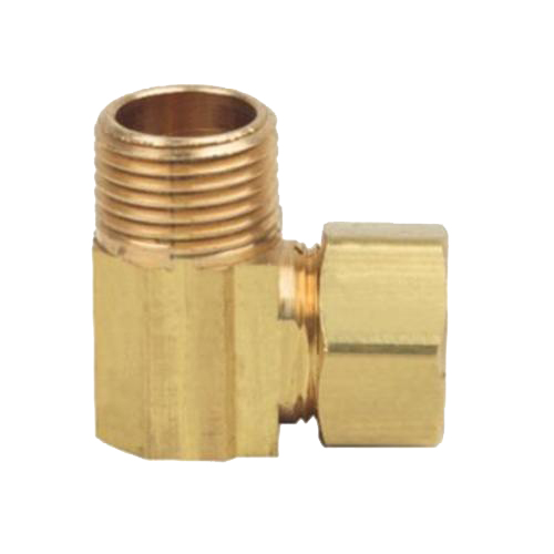69-10-8X Tube Reducing Elbow, 5/8x1/2 in, CompressionxMNPT, Brass ...