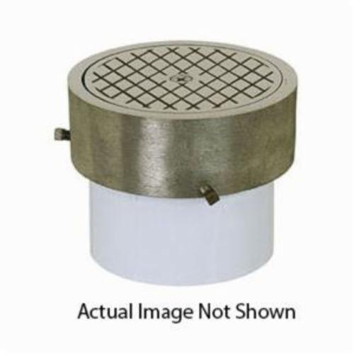851-36N Adjustable On-Grade Cleanout, 6 in Cleanout, 8-3/8 in Dia Cover ...