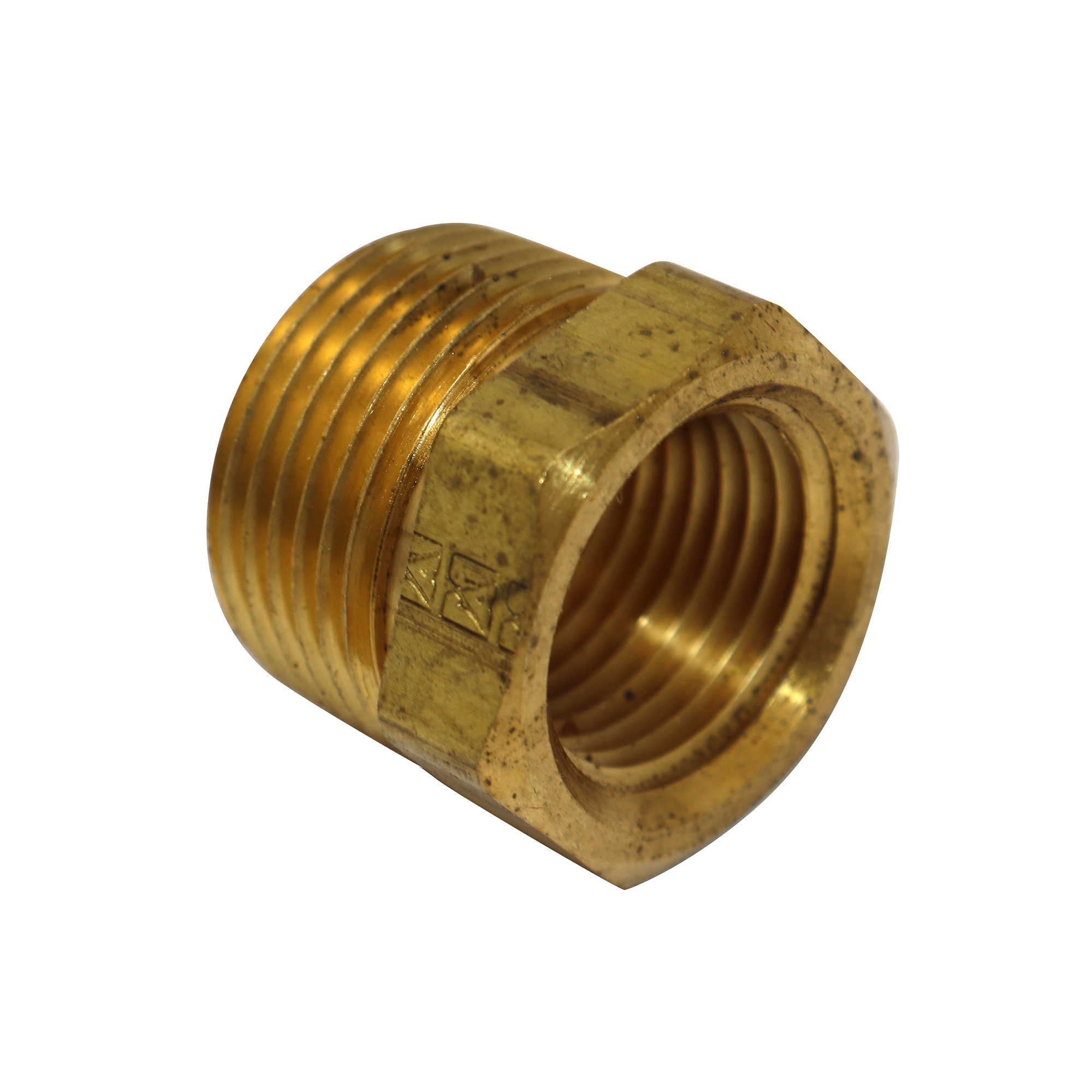 hex-head-pipe-bushing-3-4x1-2-in-mnptxfnpt-125-lb-brass-rough