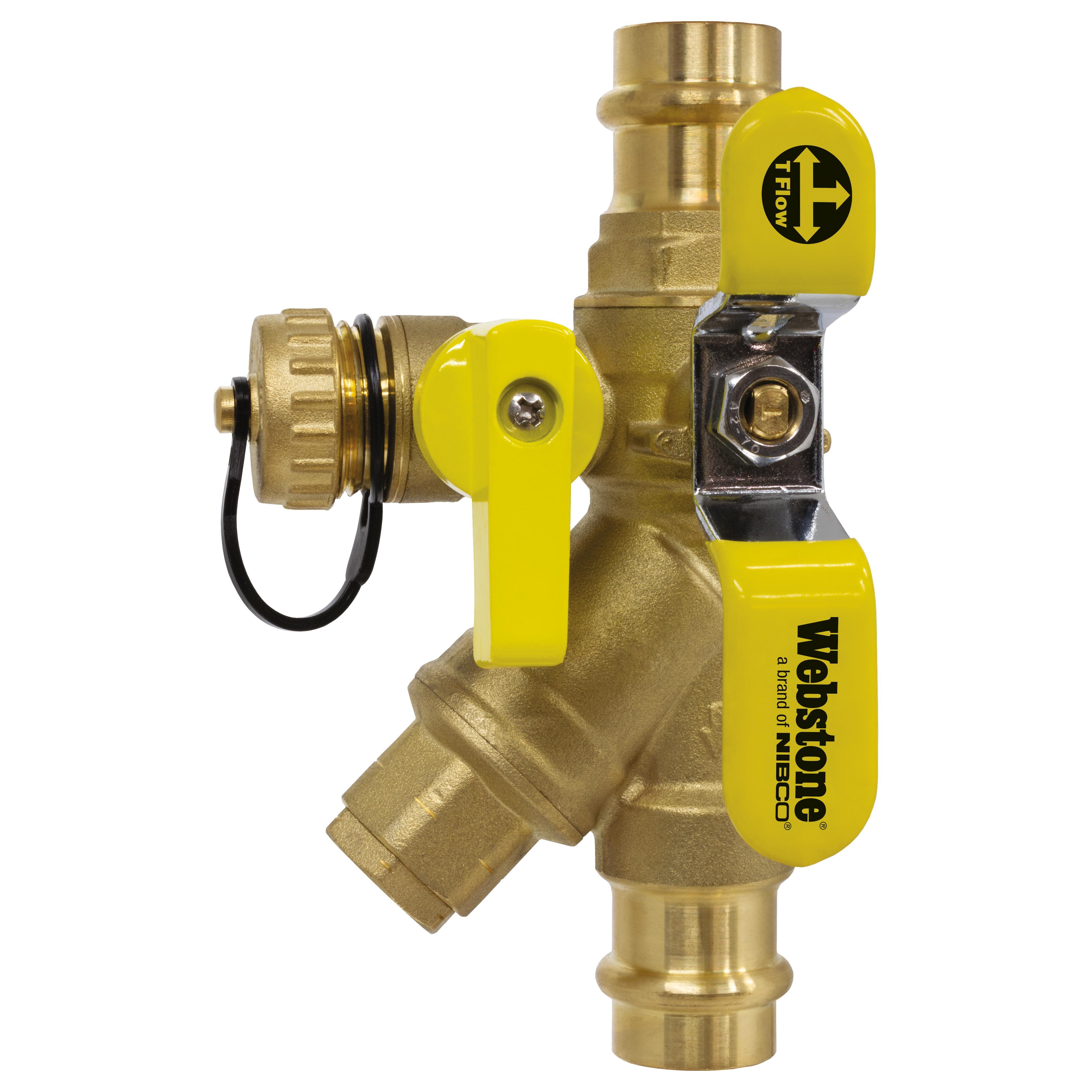 Ball Drain Strainer™ H-81563W Pro-Pal® 20 Mesh Integral Y-Strainer, 1/2 ...