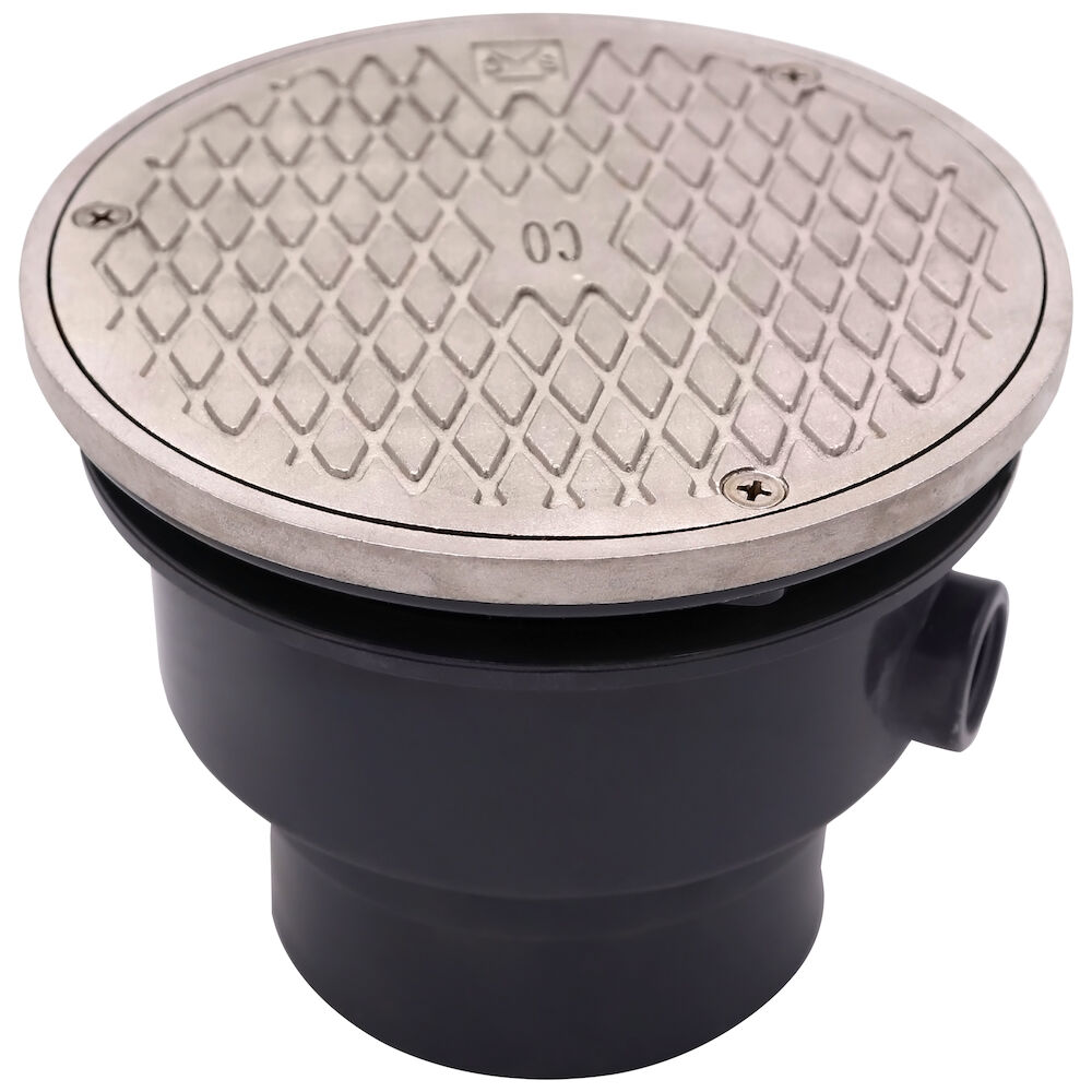 852-3PSR Adjustable On-Grade Cleanout, 3" Cleanout, 6-1/2" Dia Cover ...