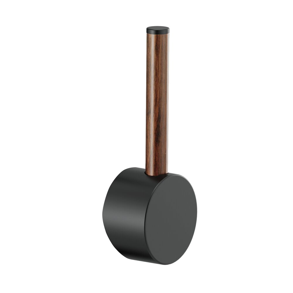 Brizo Odin® Bar Faucet Wood Lever Handle Kit, Matte Black / Wood ...