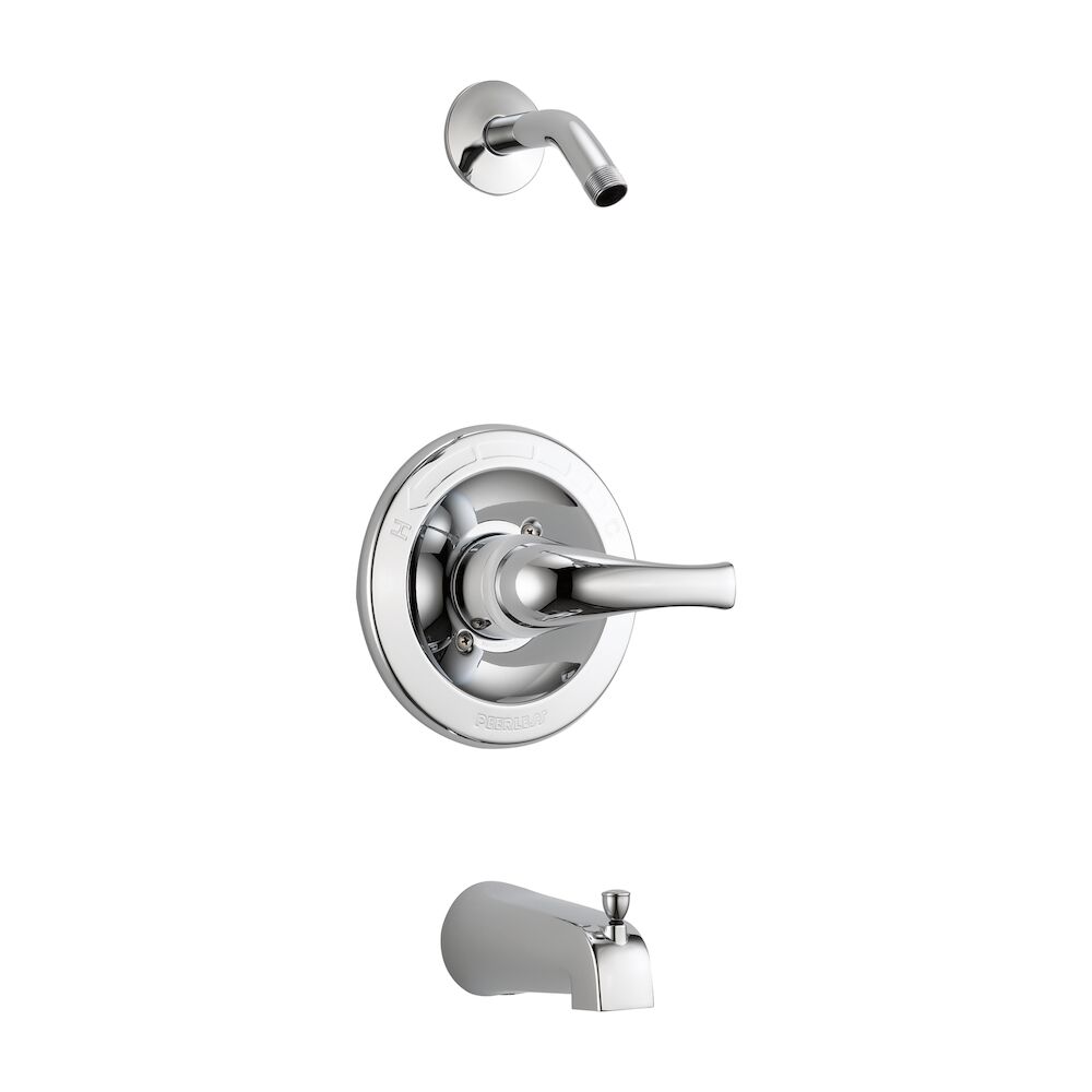 Peerless Core Tub and Shower Trim - Less Head, Chrome | First Supply