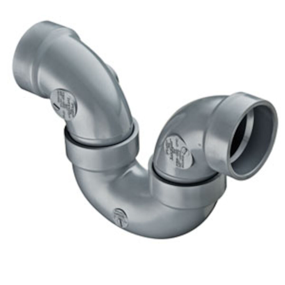 Spears® LabWaste™ P705R-015C Running Trap, 1-1/2", Hub, CPVC, Domestic ...