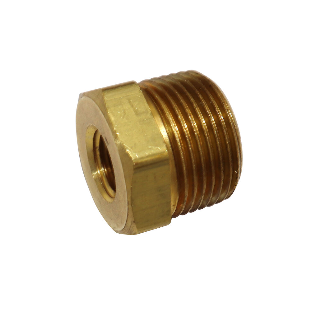 Hex Head Pipe Bushing, 3/4x1/4 in, MNPTxFNPT, 125 lb, Brass, Rough ...