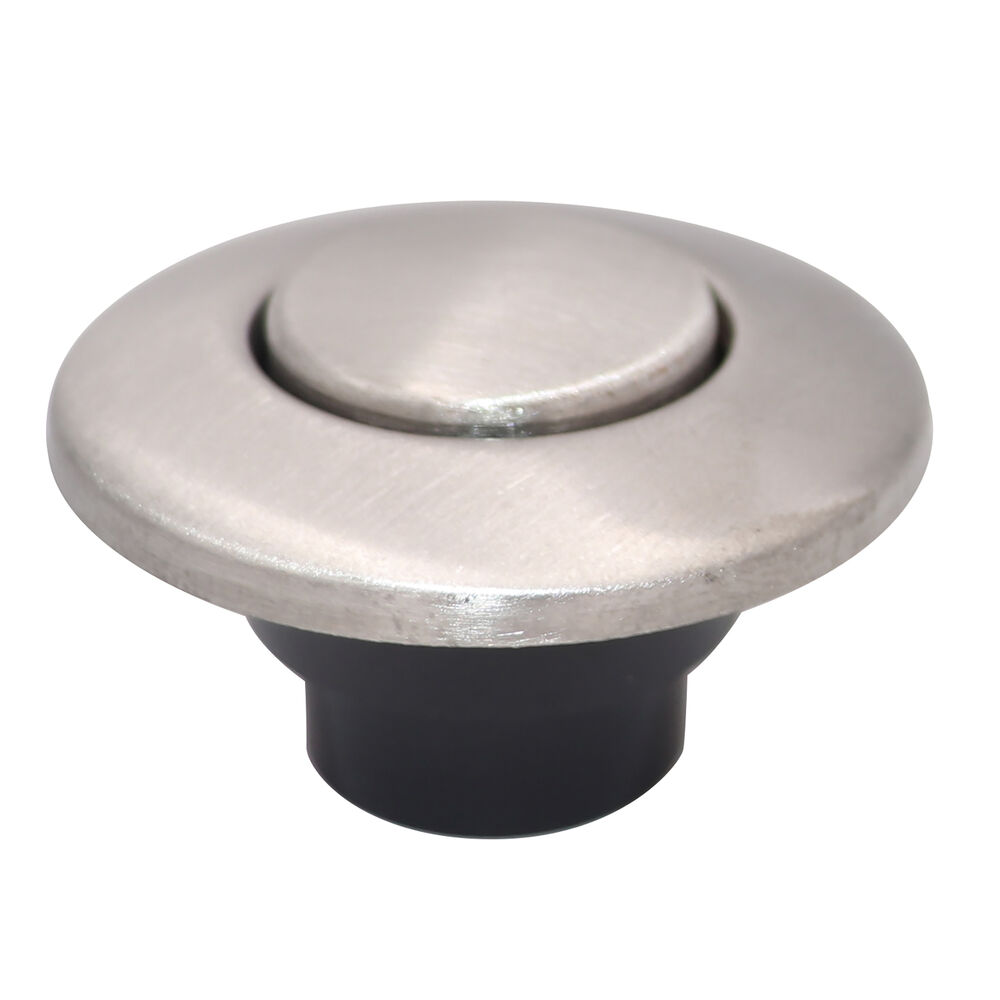 InSinkErator® STC-SN Push Air Switch Button, Satin Nickel | First Supply