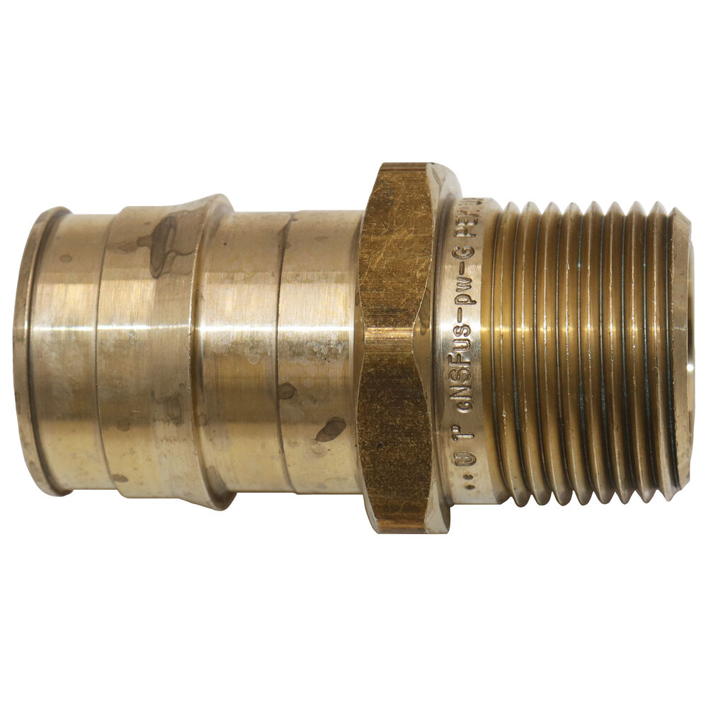 Uponor ProPEX® LF4521075 Male Adapter, 1x3/4" F1960 Cold Expansion PEX ...