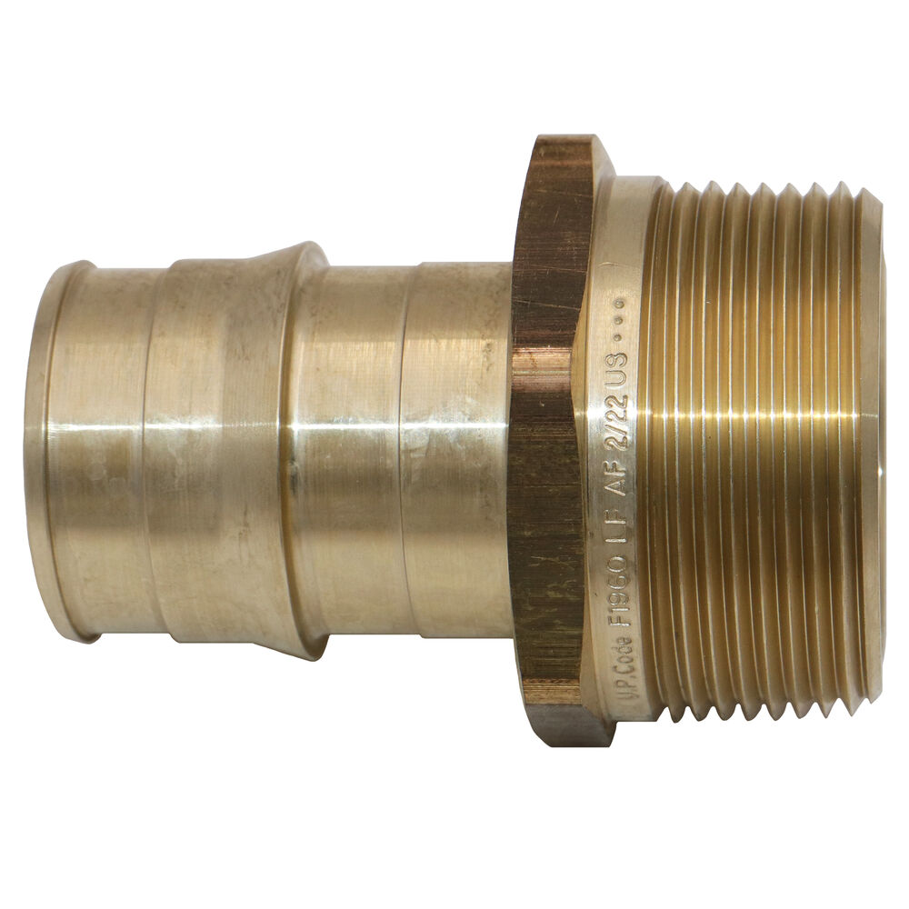 Uponor LF4521515 Male Adapter, 1-1/2" F1960 Cold Expansion PEX x MNPT ...