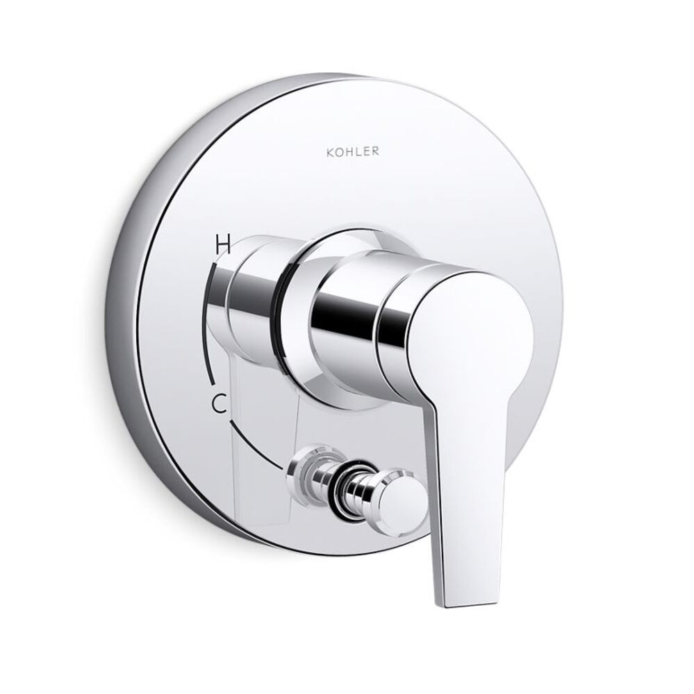 T49988-4-CP Pitch Rite-Temp® Valve Trim with Push-Button Diverter ...