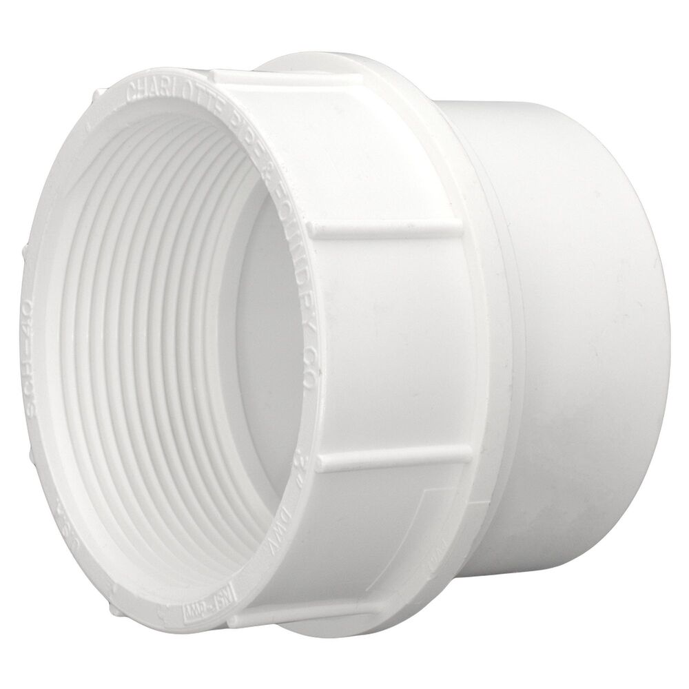 PVC 01101 Adapter, 3" Nominal, Hub x FNPT, SCH 30, PVC | First Supply