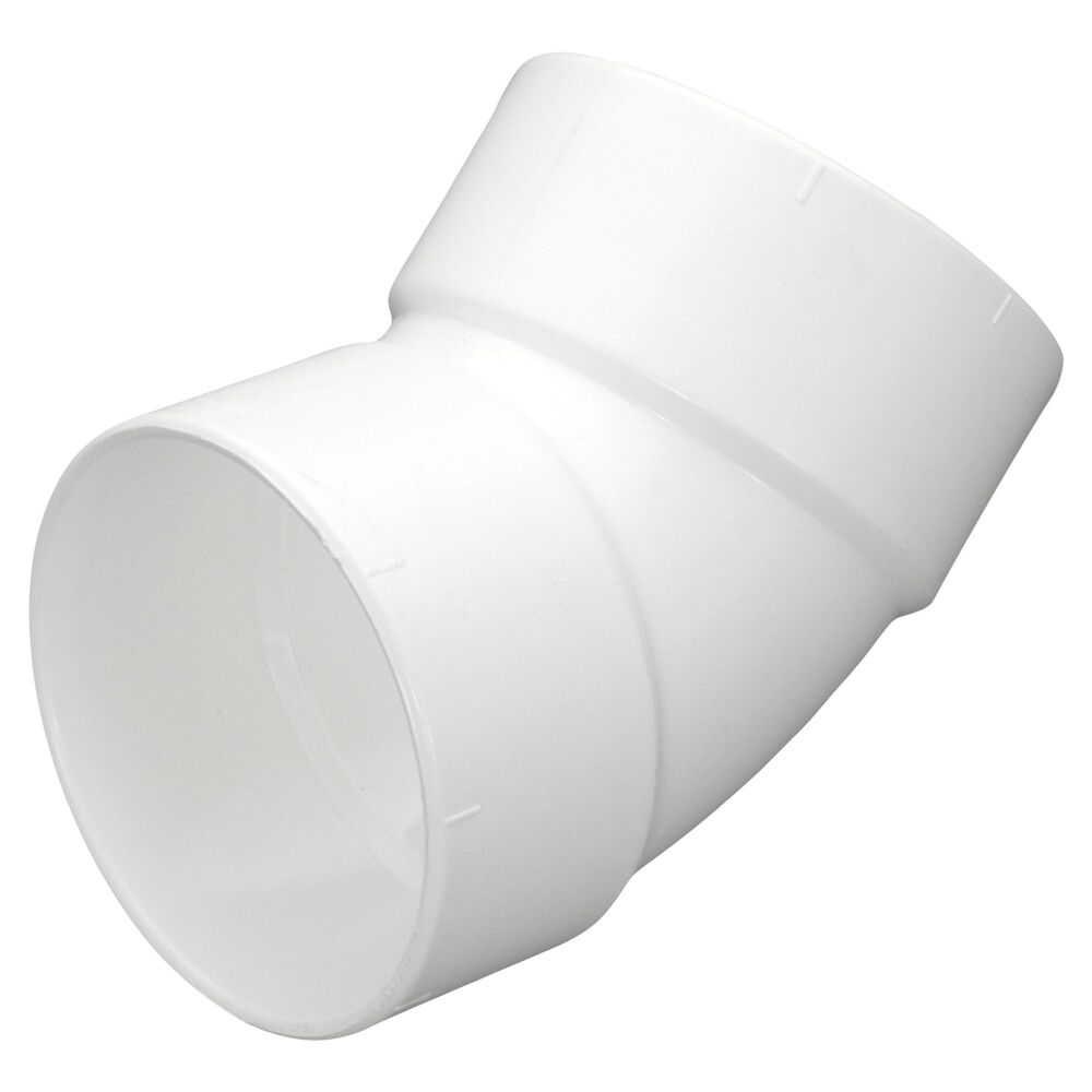 PVC 01321 45 deg Elbow, 3" Nominal, Hub End Style, SCH 30, PVC | First ...