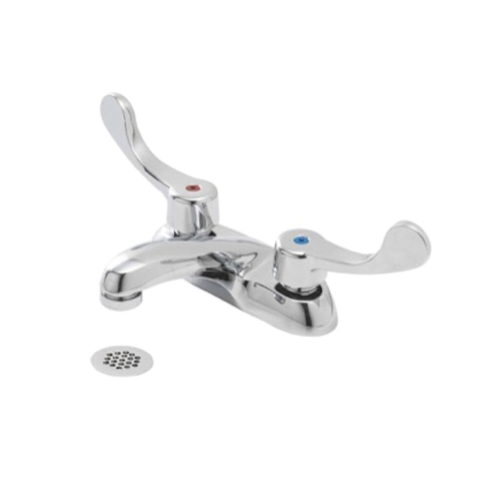 Gerber® GC044542 2-Handle Lavatory Faucet with Wrist Blades and Brass ...