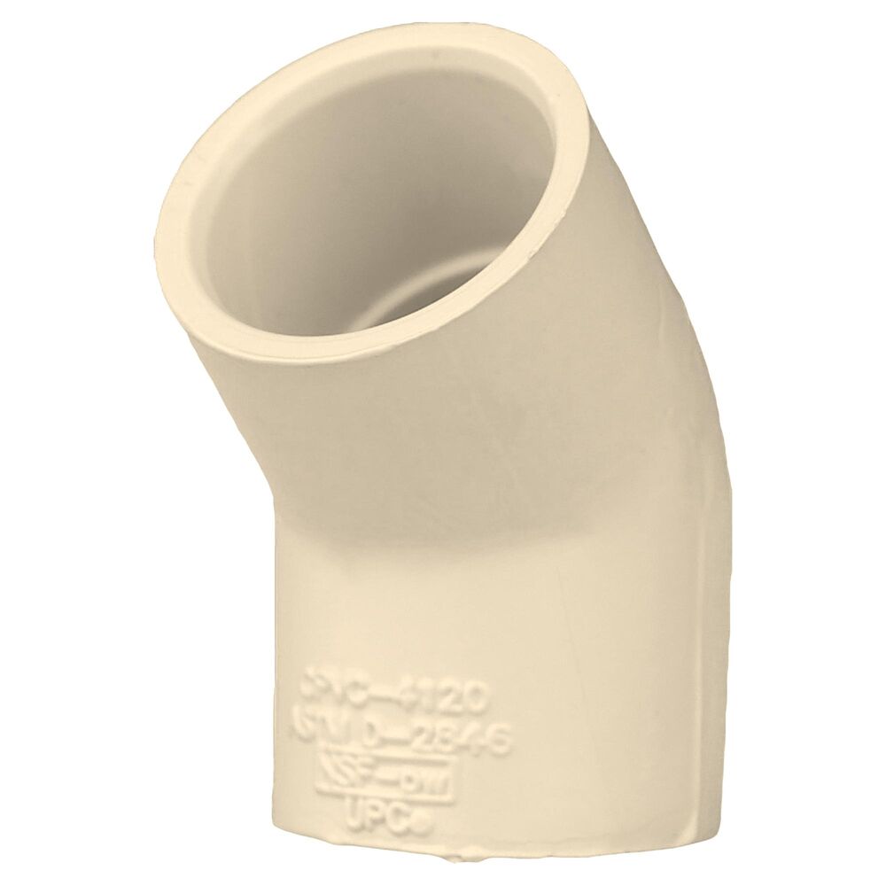 Charlotte FlowGuard® Gold™ CTS 02309 0800 Elbow, 45 deg Elbow, 3/4 in ...