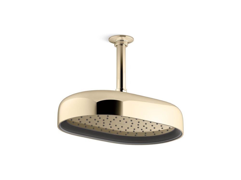Kohler® 26293-AF Statement® Shower Head, 2.5 gpm Max Flow, Ceiling ...