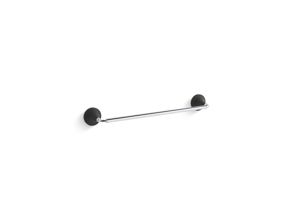 Kohler® 27425-CBL 27425 Tone™ Wall Mount Towel Bar, 18" L Bar, 3-9/16 ...