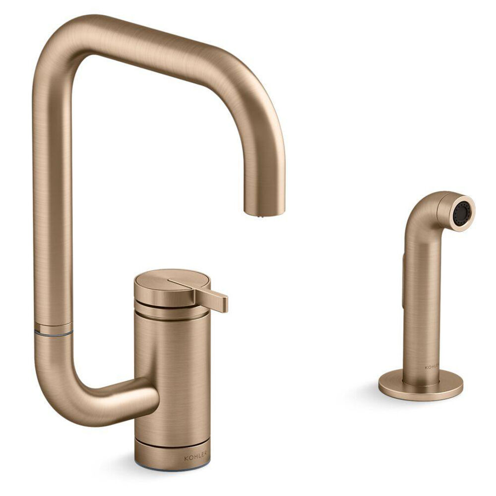 Kohler® 28274-BV Components® Single-Handle Kitchen Faucet w/ Two ...