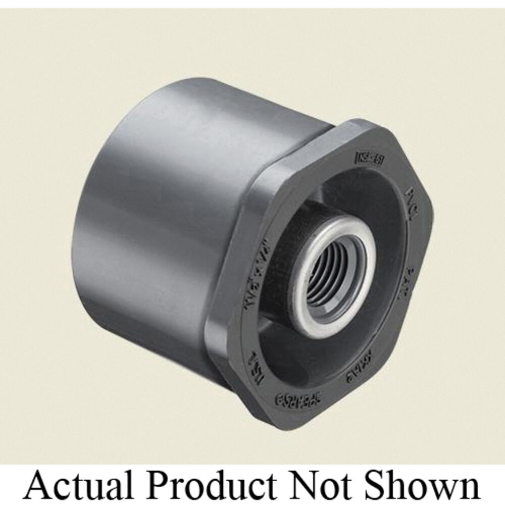 Spears® 838-530SR Bushing, 6 x 3 in Nominal, Spigot x FNPT End Style ...