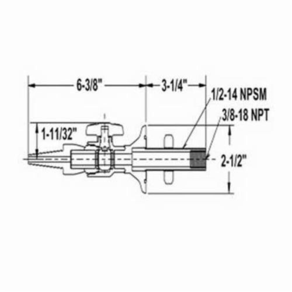 Spears® LF3002 Panel Mount Turret, PVC, EPDM O-Ring seal | First Supply