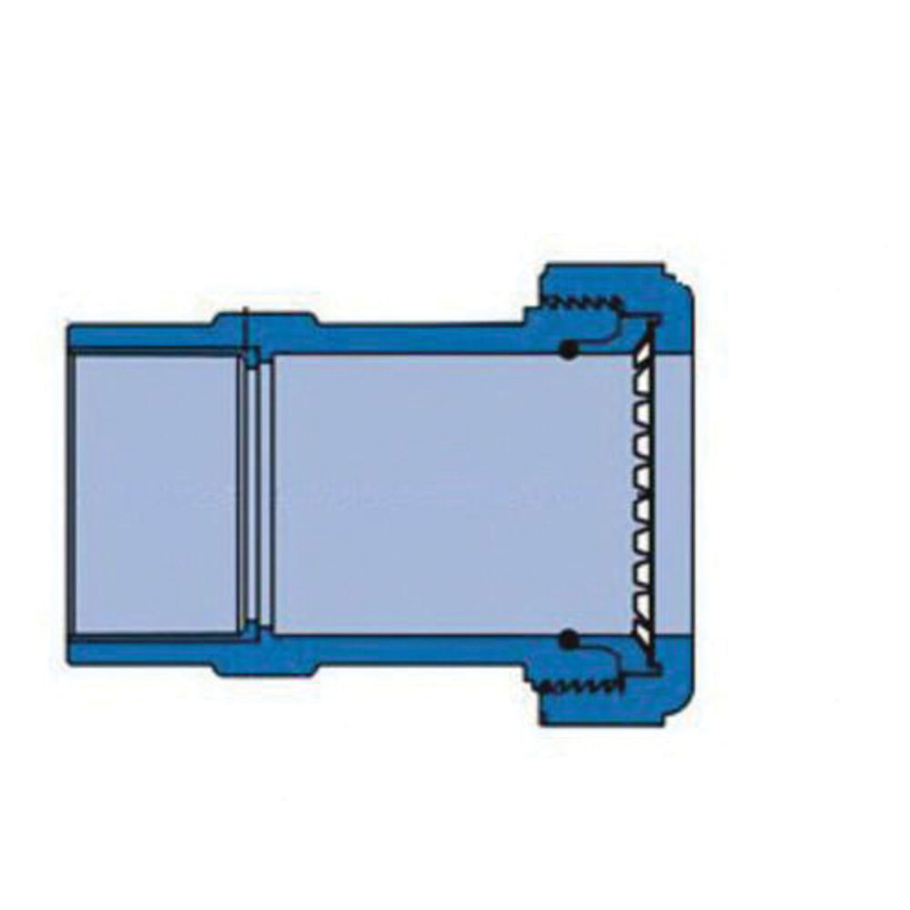Spears® P092-007BL P092 Low Extractable Coupling, 3/4 in Nominal, Hub x ...