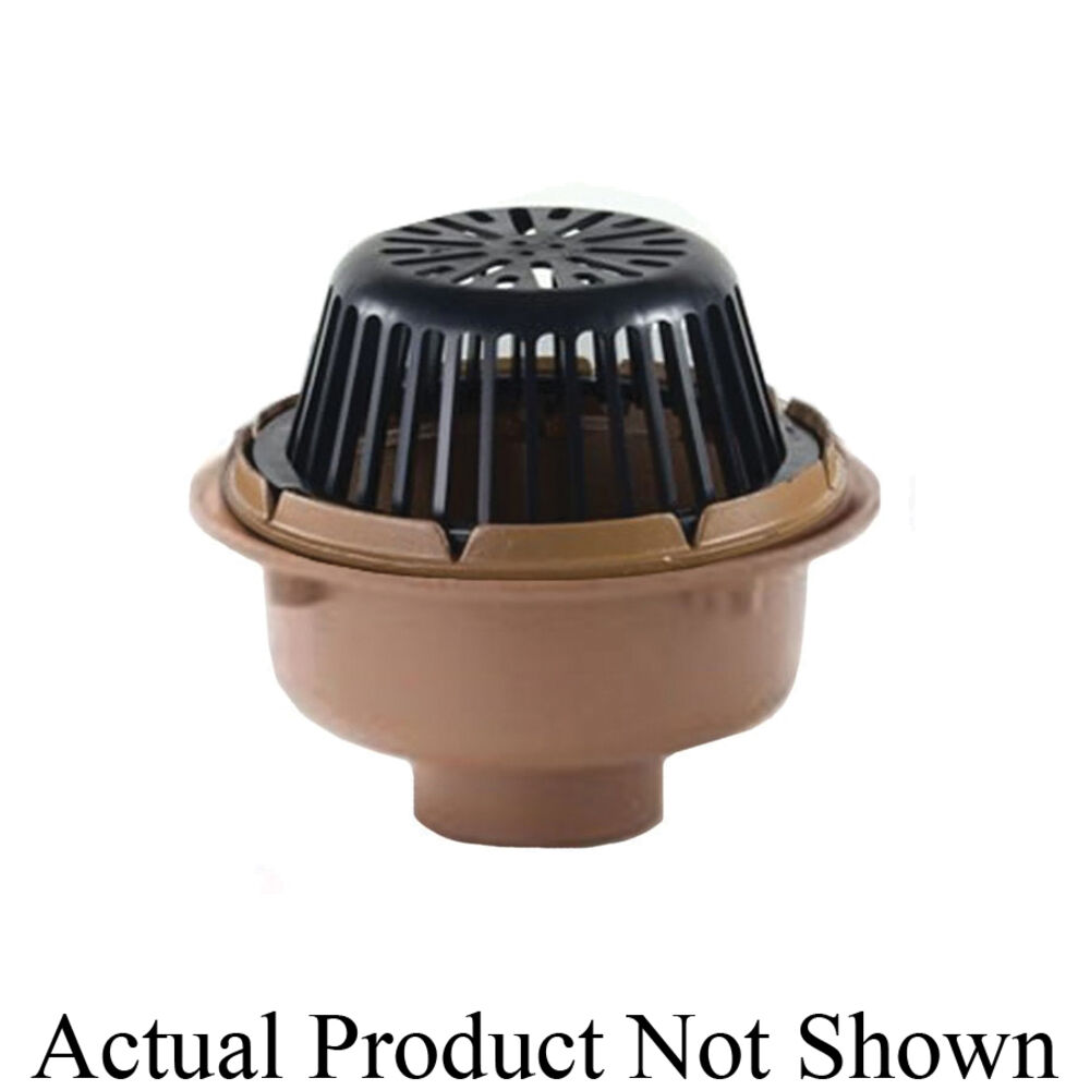 1310C04 General Purpose Roof Drain, 4" Outlet, Inside Caulk Connection ...