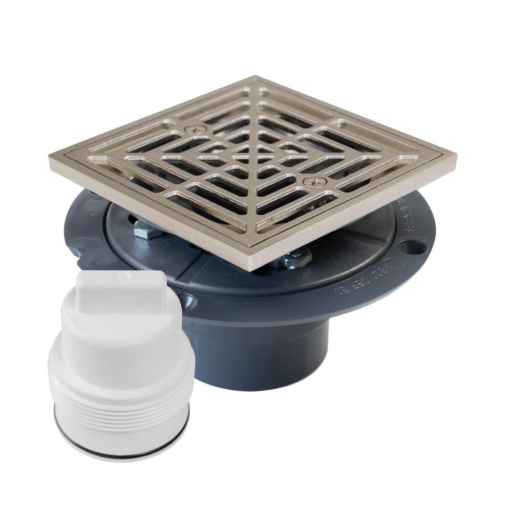 Sioux Chief 821-T200PKQ 821 Deluxe Shower Pan Drain, 2" Nominal ...