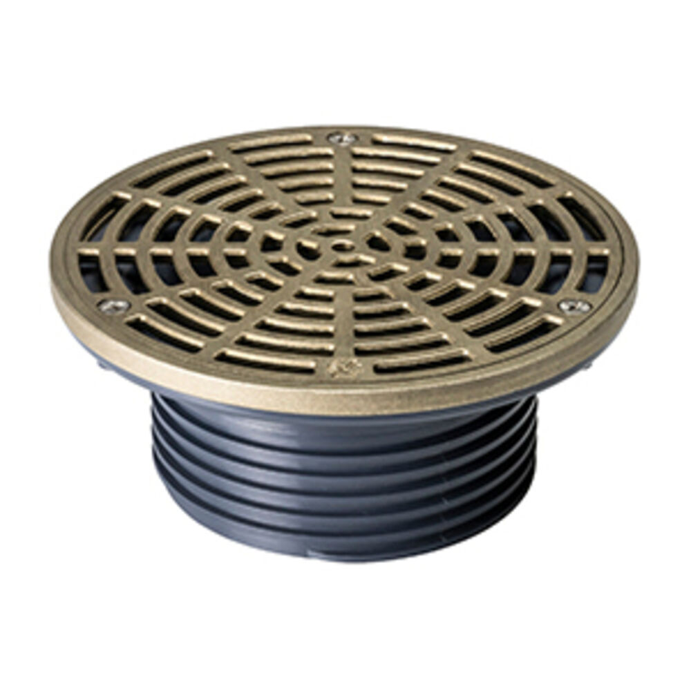 832-4HNRV FinishLine™ On-Grade 6" Nickel Bronze Round Floor Drain ...