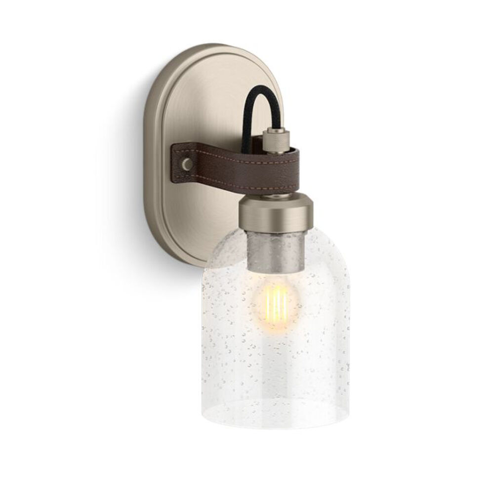K-38416-SC01-BNL Tannage® One-Light sconce, Brushed Nickel | First Supply
