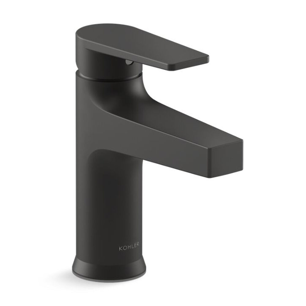 K-37885-4-BL Taut® Single-Handle Bathroom Faucet, 1.2 gpm, Matte Black ...