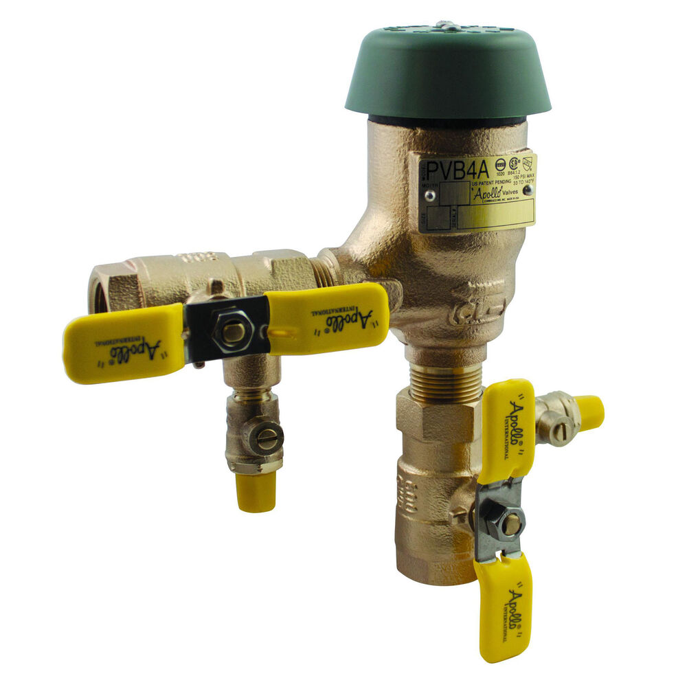Apollo™ 4A508A2 PVB4A Backflow Preventer, 2" Nominal, Bronze Body ...