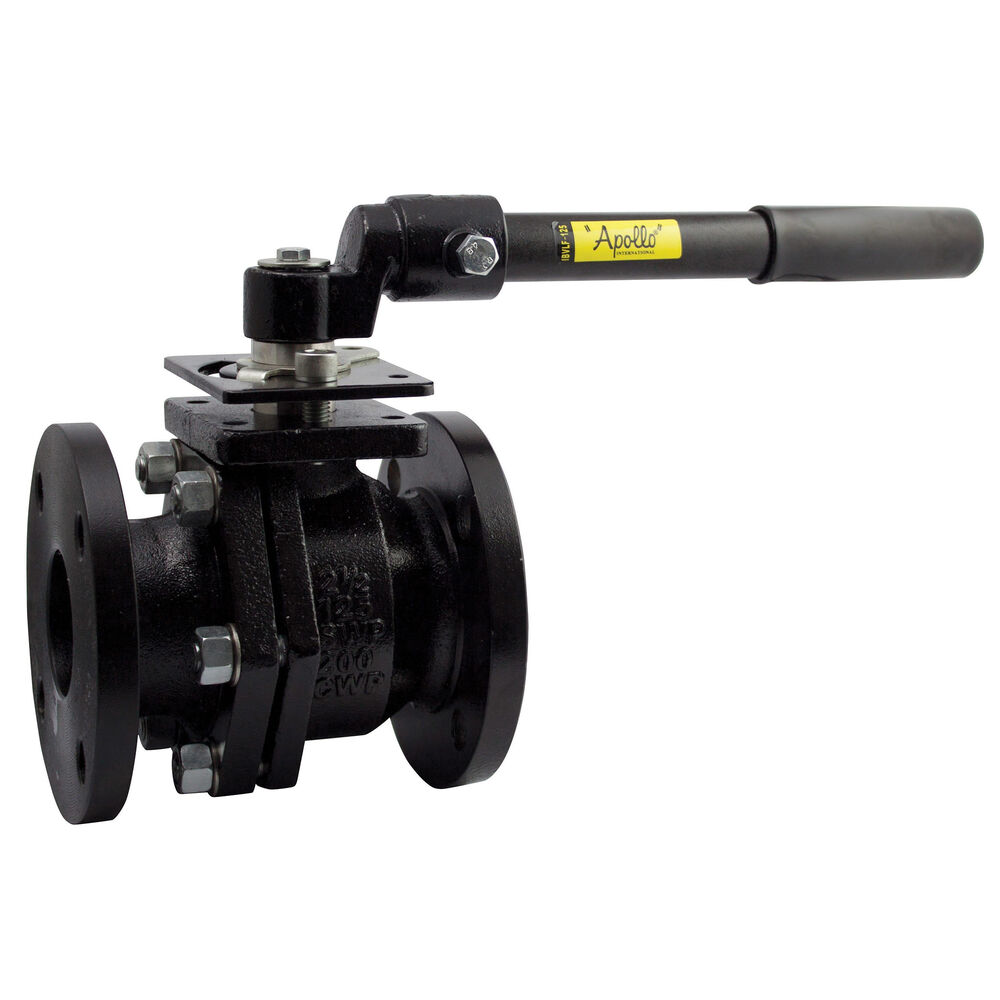 Apollo 6PLF20C01 6" Full-Port Lead-Free Cast Iron Ball Valve w/ Lever ...