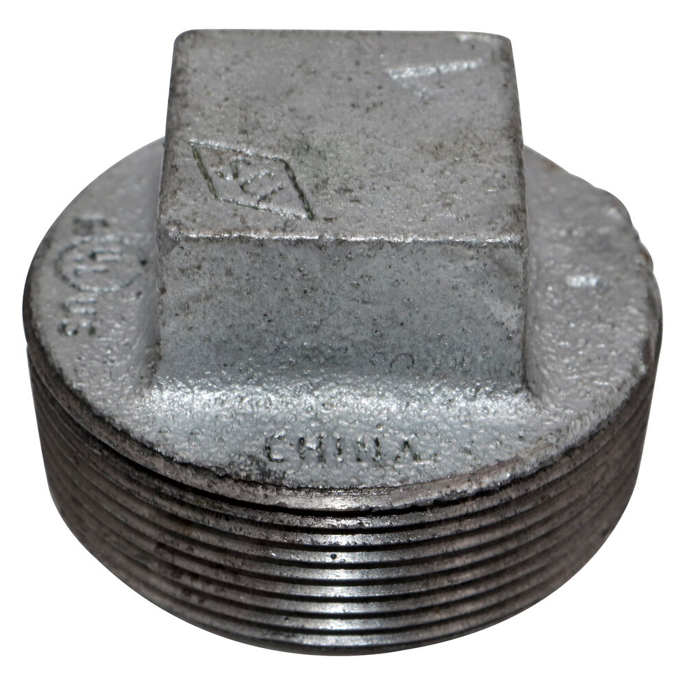 Anvil® 0819902578 Cored Square Head Plug, 2", Malleable Iron ...