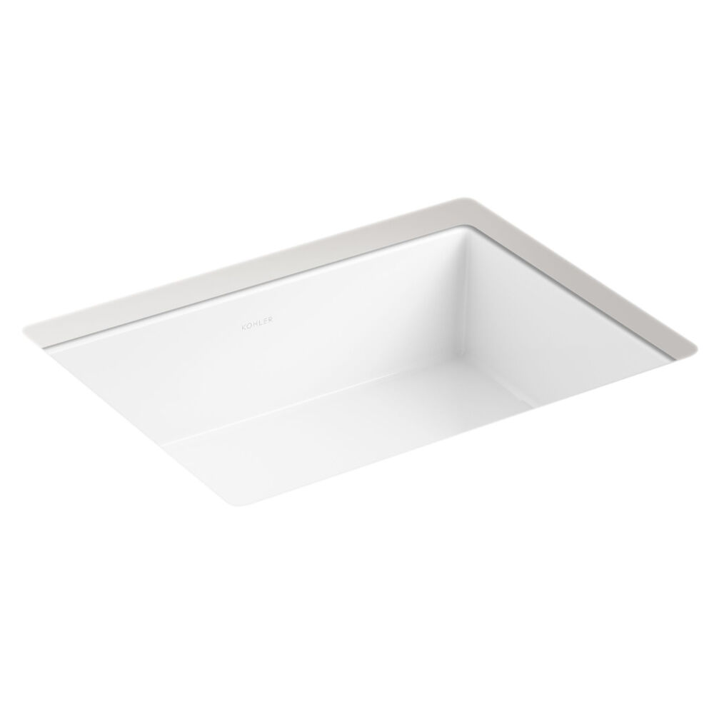 Kohler® 37626-0 Verticyl® 16-1/2" Rectangular Undermount Bathroom Sink ...