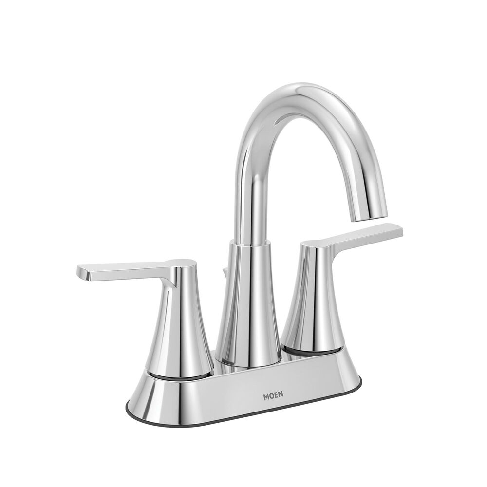 Moen® 64432 Jase™ Two-Handle 4" Centerset Lavatory Faucet w/ Lift Rod ...