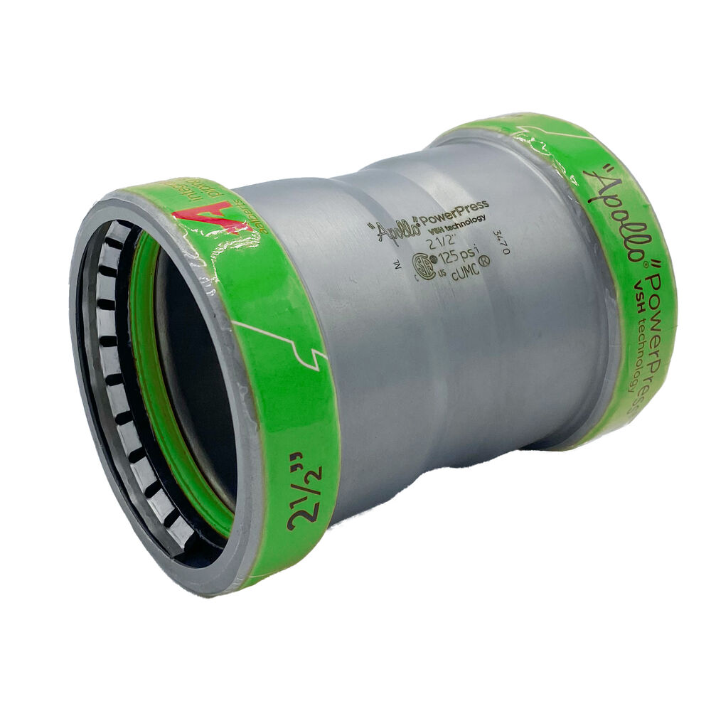 PowerPress 123461334 400-LD Straight Coupling w/ Stop, 4" PxP, Gas ...