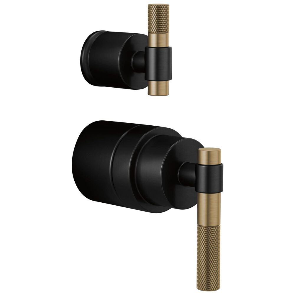 Brizo® HL75P33-BLGL Litze® Two Trim Handle Kit, For Use w/ LHP, Lever ...