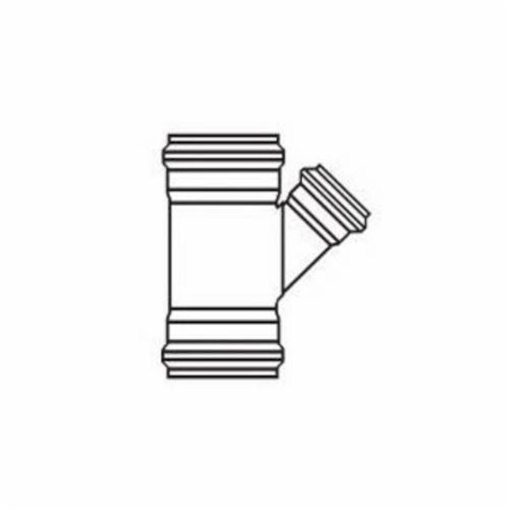 967-0084 Heavy Wall Sewer Wye, 8x8x4", SDR 35 Gasket, SCH 40/STD, PVC ...