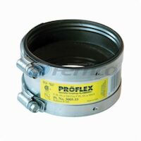 Fernco® PROFLEX® 3005-33 Shielded Pipe Coupling, 3", Plastic/Steel/XH ...
