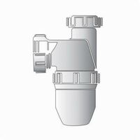 IPEX Labline® 156501 Pipe Trap, 1-1/2 in, Polypropylene | First Supply