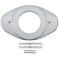 DeltaShower Renovation Cover Plate, Chrome | First Supply