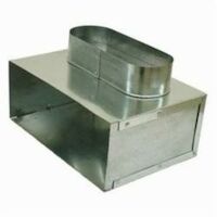 Snappy™ 605-620 90 deg Register Box, Oval, 2-1/4x10 Steel | First Supply