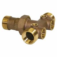 Merrill™ BATNL1252UCS Cast Tank Tee w/ Union, 1-1/4x1", MNPTxFNPT ...