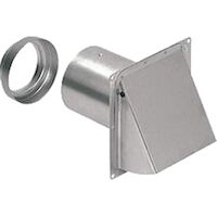 Broan® 885AL Wall Cap w/ Louver, Aluminum | First Supply