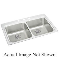 Elkay® LRAD332265PD4 Lustertone® 33" Classic Stainless Steel 4-Hole ...