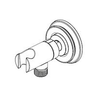 Brizo Invari® Wall Mount Handshower Assembly, Polished Gold | First Supply