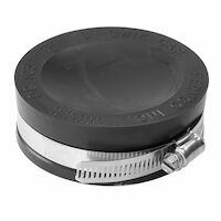 Fernco® QC-102 Qwik Cap, 2 in, Flexible PVC | First Supply