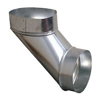 Snappy™ 6015-7 Round to Oval Boot, End, No Crimp, 7" Dia, Steel ...