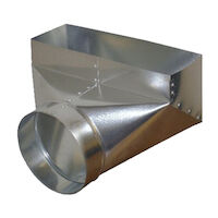 Snappy™ P13-426 90 deg Register Boot, 4x12x6, Steel, Galvanized | First ...