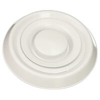 Easy Air Step-Down Face Round Ceiling Diffuser, White | First Supply